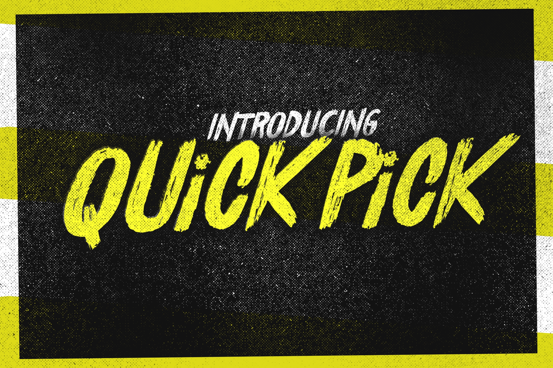Quick Pick Font